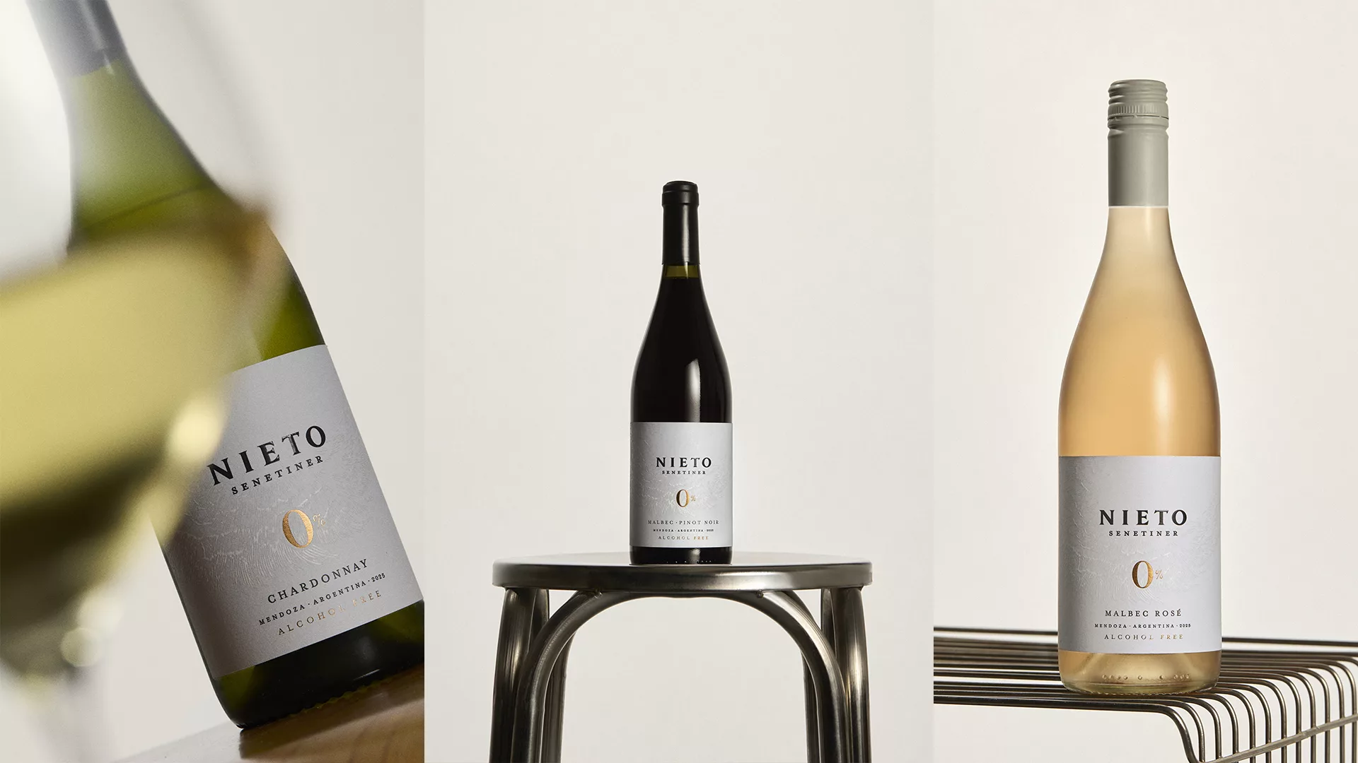 Nieto Senetiner presenta tres nuevas variedades de vino sin alcohol